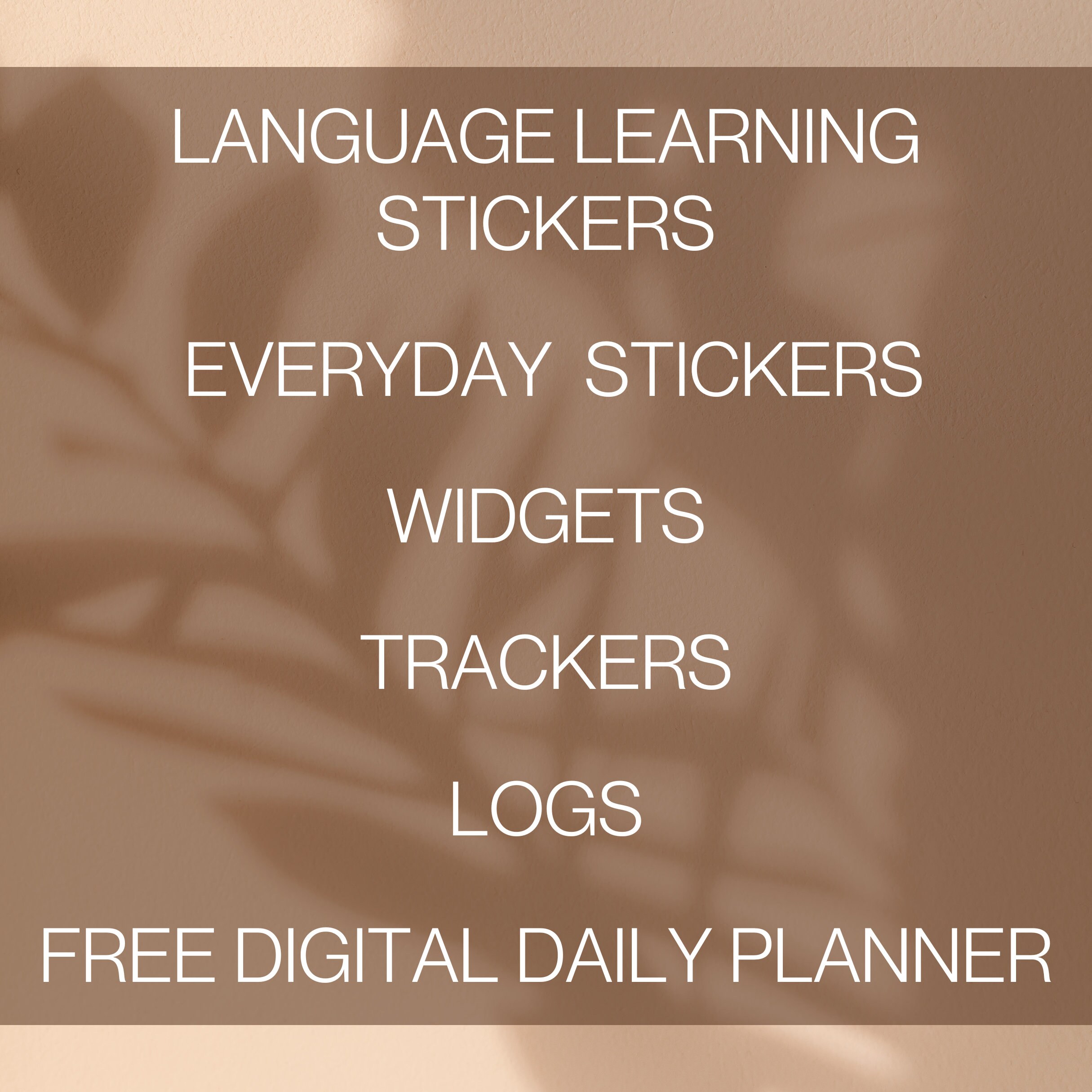 Dark Mode Language Learning Digital Stickers Vocabulary Grammar Synonym ...