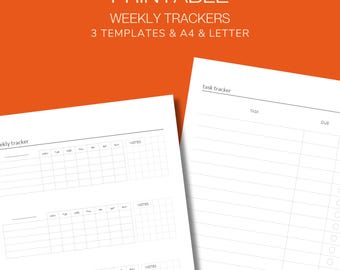 Printable Budget Trackers Routine Tracker Habit Tracker Challenges ...