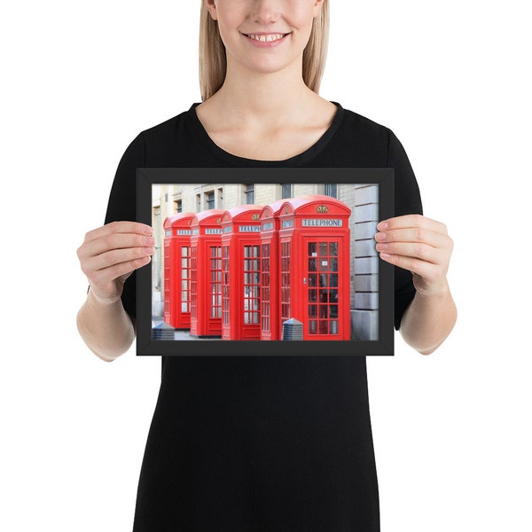 Red Telephone Box - Etsy