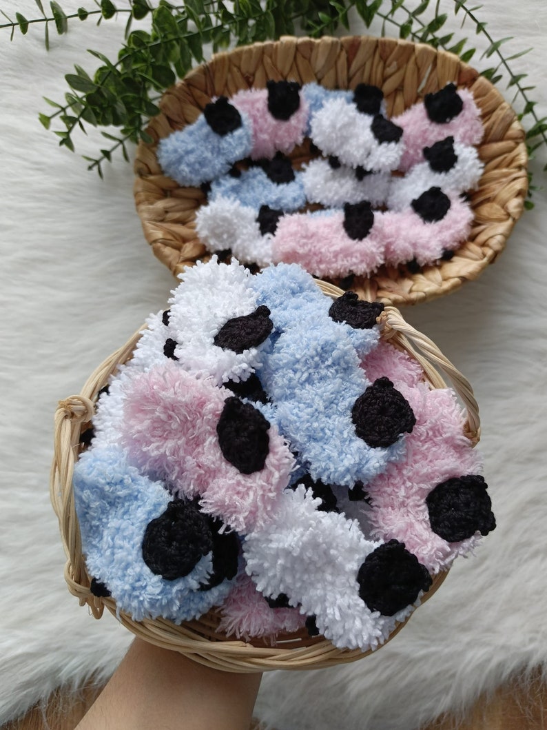 Crochet Sheep Applique, Baby Shower Gift, Gender Reveal Party ...