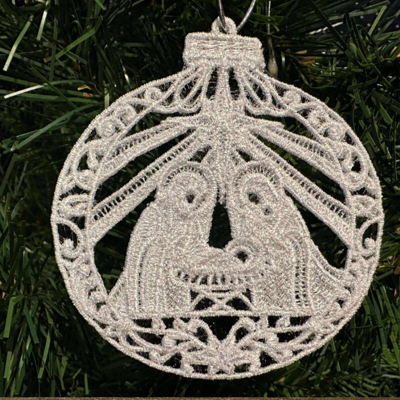 Religious Lace Insert - Etsy