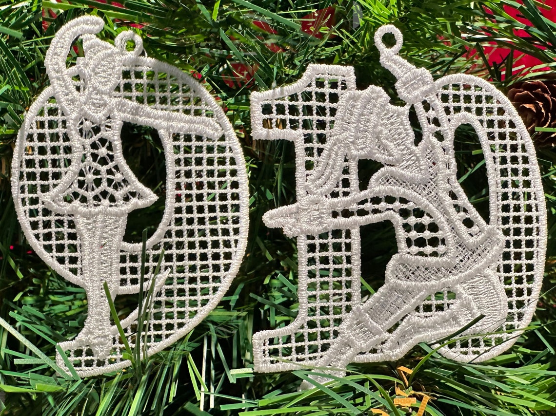 12 Days of Christmas Individual Embroidered Ornaments Ornate - Etsy