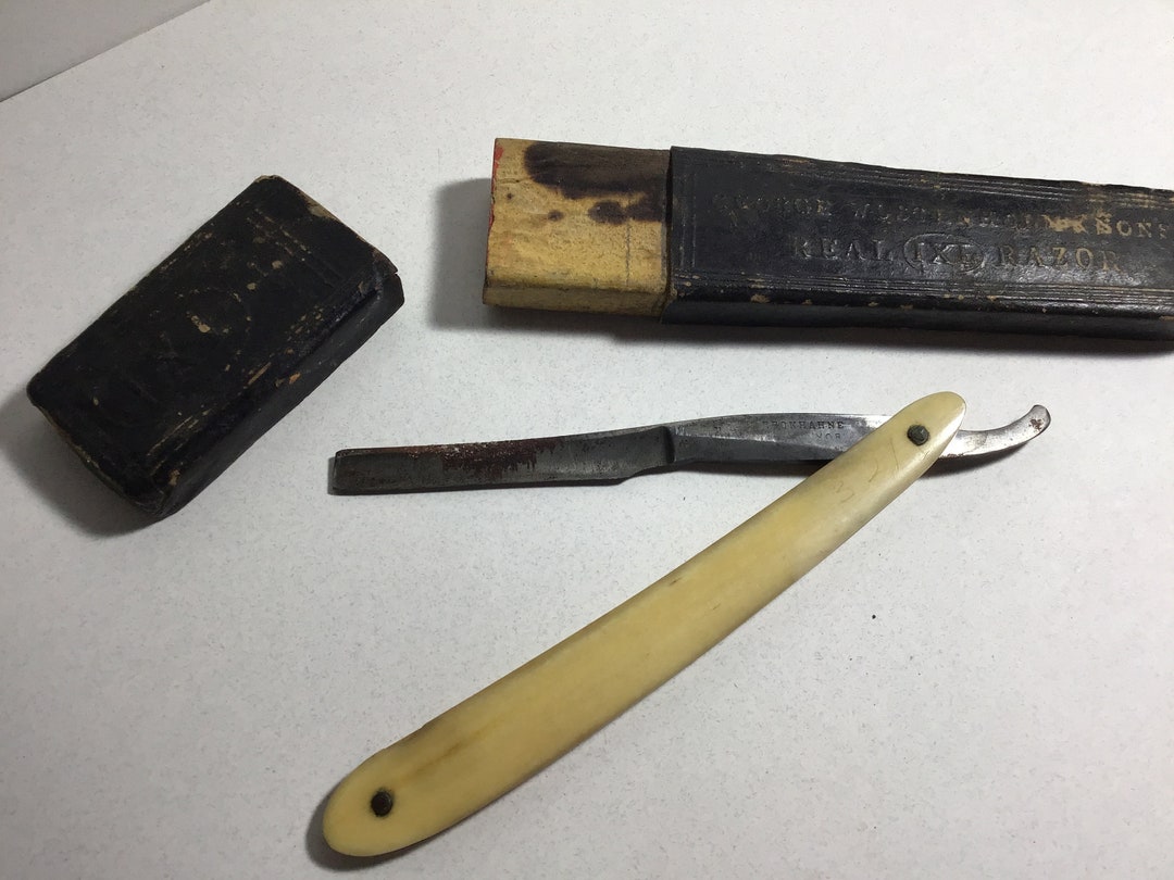 RAZOR Antique. George Wostenholm & Sons. - Etsy