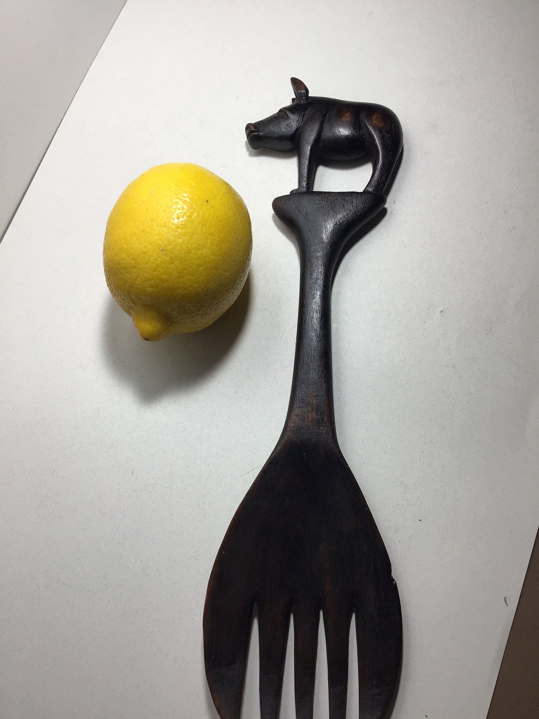 Pig Folk Art . Fork - Etsy