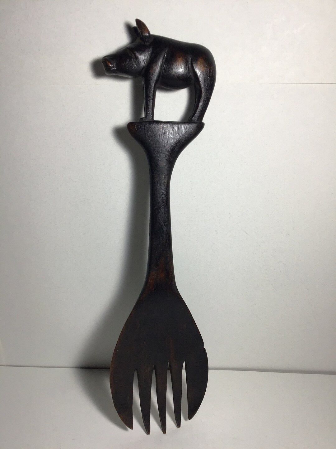 Pig Folk Art . Fork - Etsy