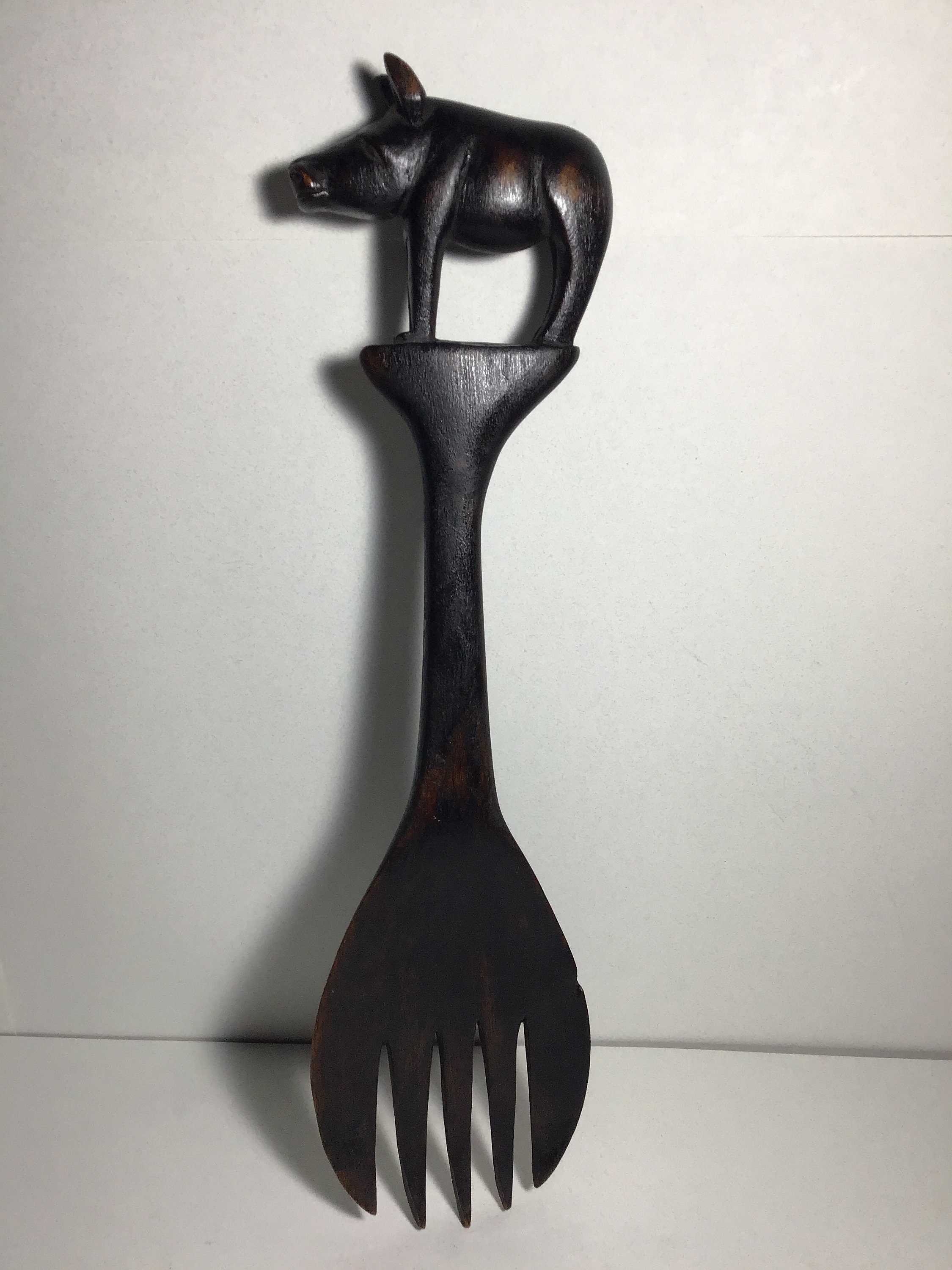 Pig Folk Art . Fork - Etsy