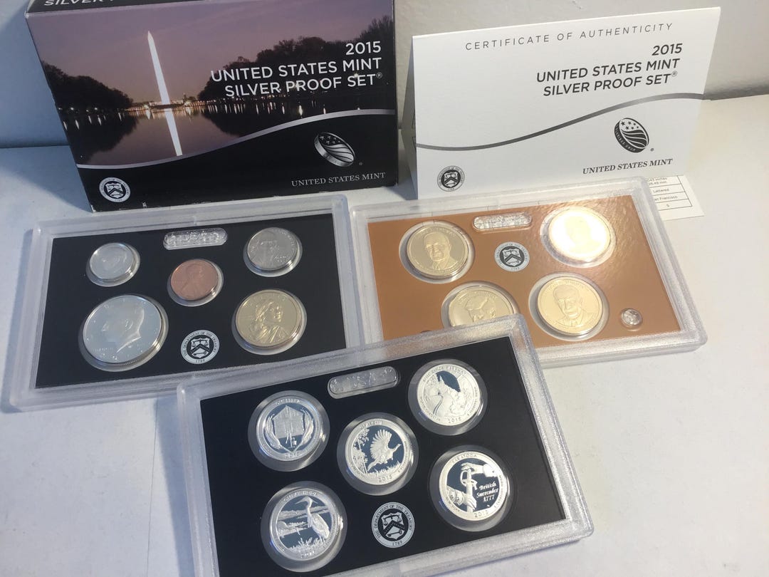 2015 US Mint SILVER Proof SET. - Etsy