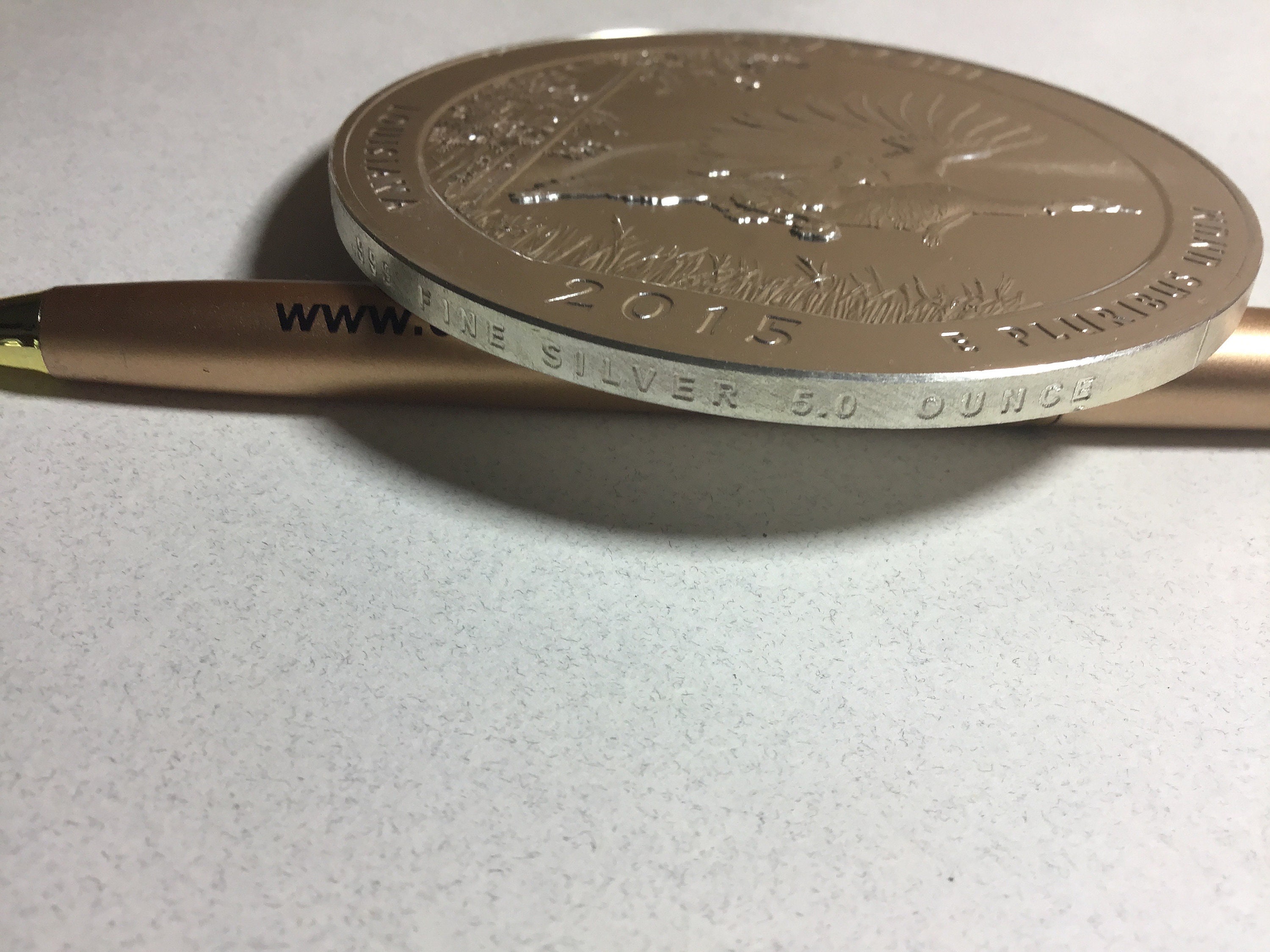 SILVER 5 Ounce Round 999 - Etsy