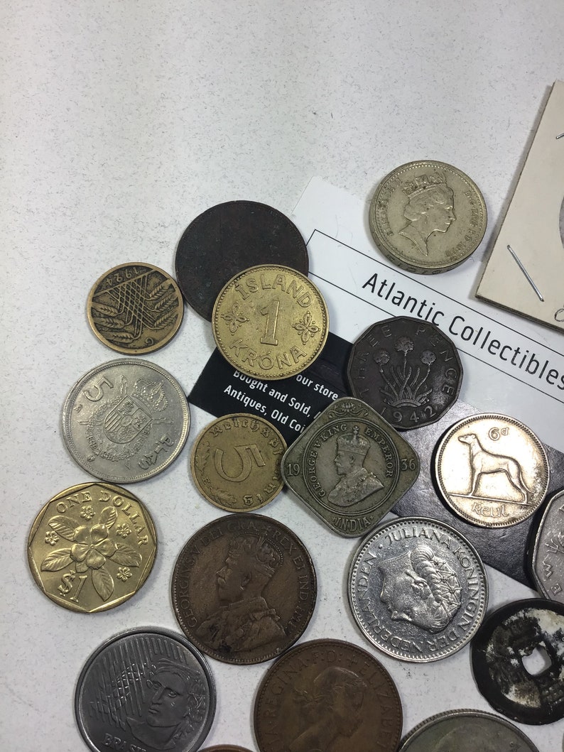 Foreign Coin Collection. - Etsy