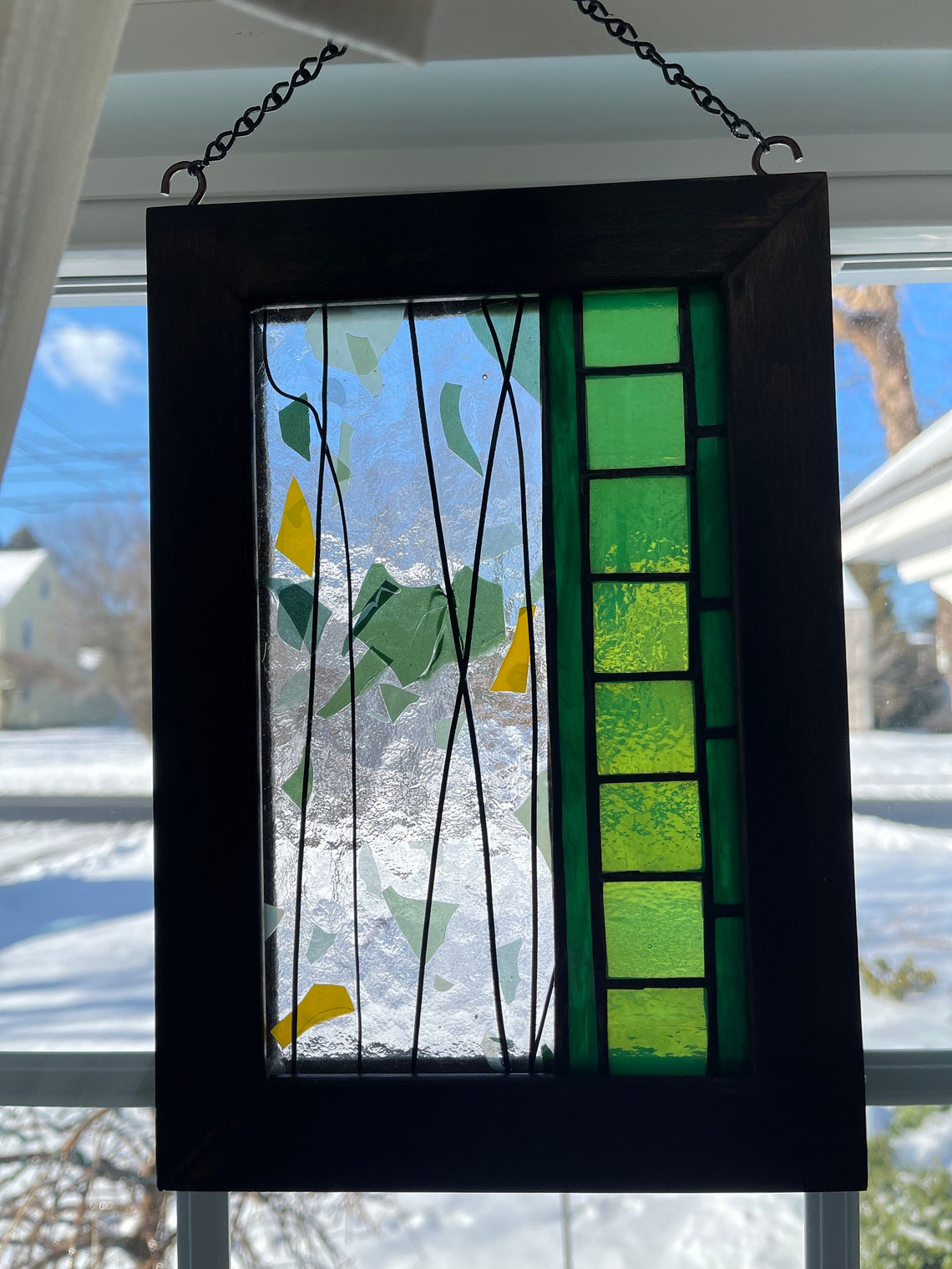Stained Glass Window Panel. - Etsy