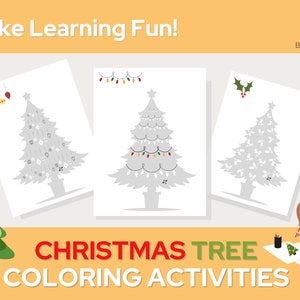 Christmas Printables for Kids Art Activites, Preschool Worksheets ...