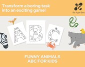 26 Abc Printable Alphabet Animals Coloring Pages Preschool - Etsy