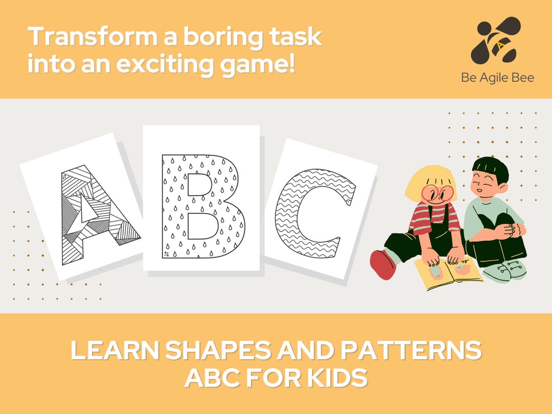 Printable Coloring Alphabet 26 Pages Learn Patterns, Preschool ...