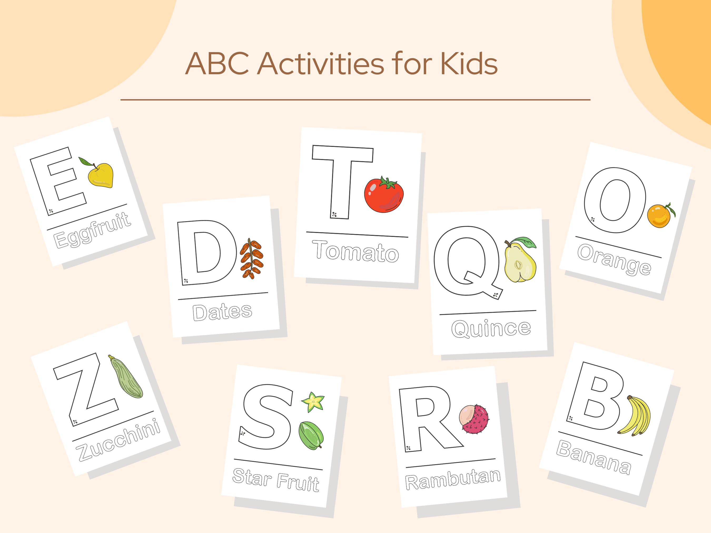 Printable Coloring 26 Alphabet Pages Preschool Worksheets - Etsy