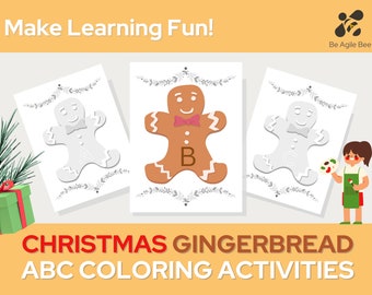 Christmas I Spy Printable Games for Kids ABC Coloring Page Preschool ...
