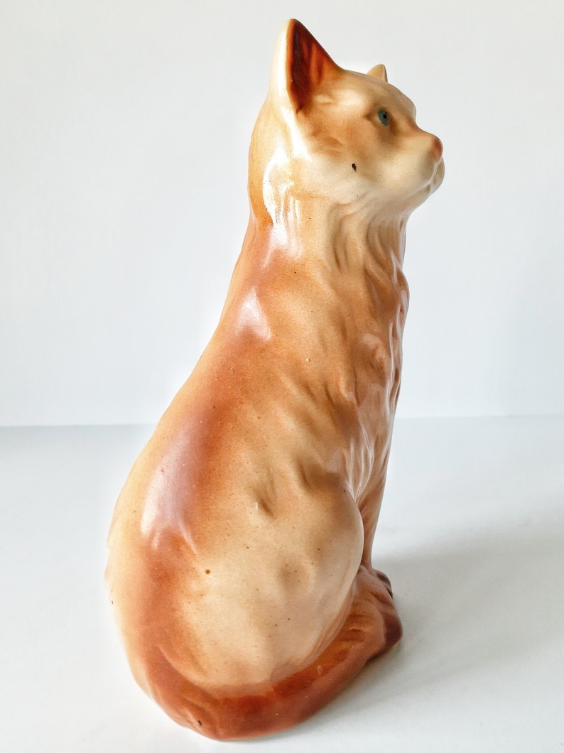 Porcelain Figurine Cat Cat Cluj Napoca Cervit Romania - Etsy