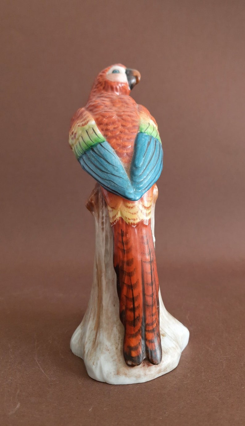 Porcelain Figurine Parrot Sitzendorf Germany 1918 - Etsy