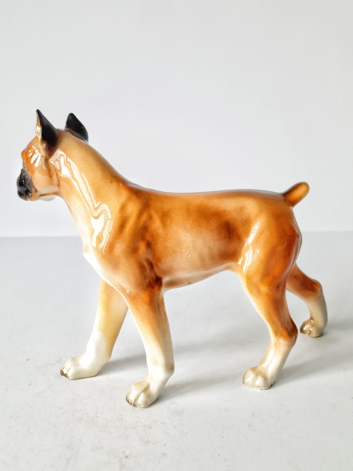 Porcelain Figurine Dog Boxer Porcelain Germany - Etsy