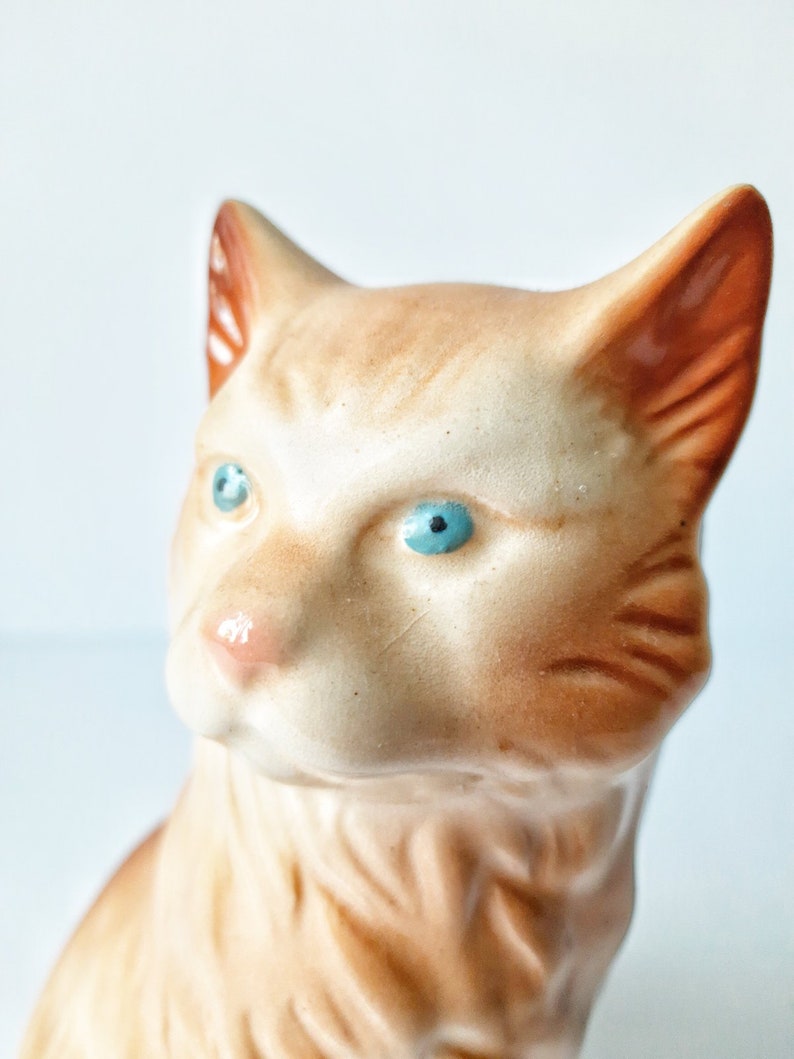 Porcelain Figurine Cat Cat Cluj Napoca Cervit Romania - Etsy