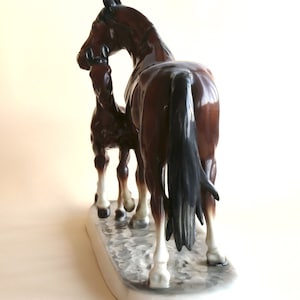 Porcelain Figurine Horse Hertwig Katzhutte Germany - Etsy