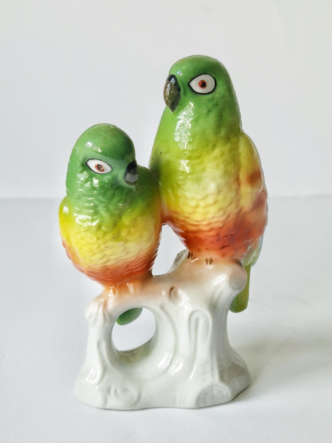 Porcelain Figurine Bird Parrot Carl Scheidig Germany - Etsy Australia