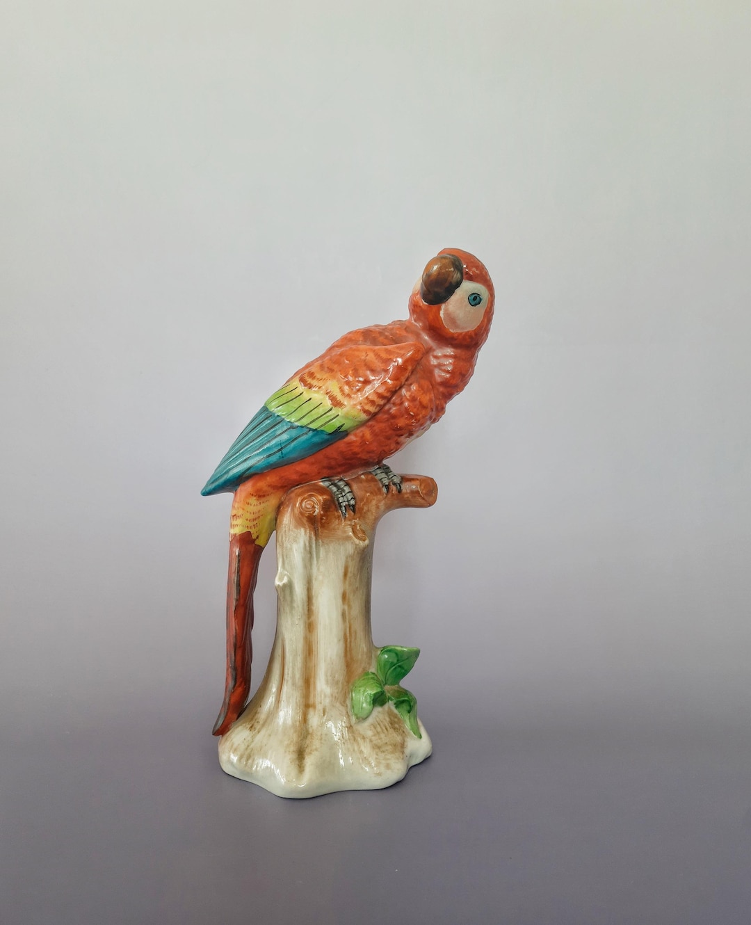 Porcelain Figurine Parrot Sitzendorf Germany 1918 - Etsy