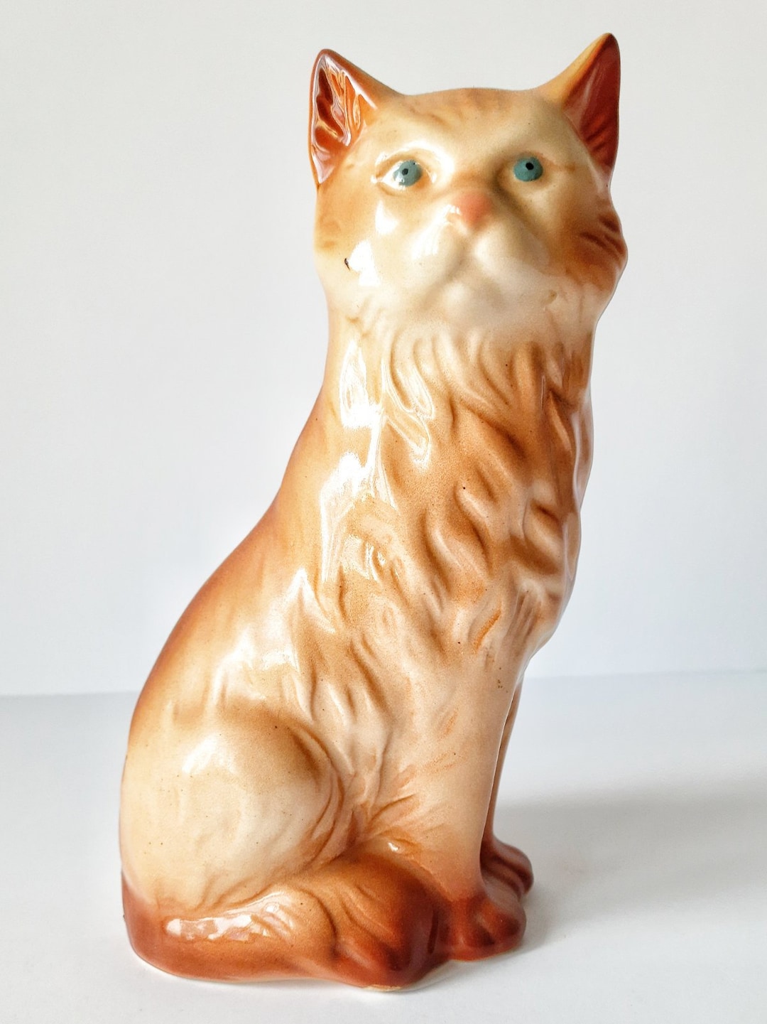 Porcelain Figurine Cat Cat Cluj Napoca Cervit Romania - Etsy
