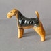 Porcelain Figurine Dog Airedale Terrier England Beswick - Etsy