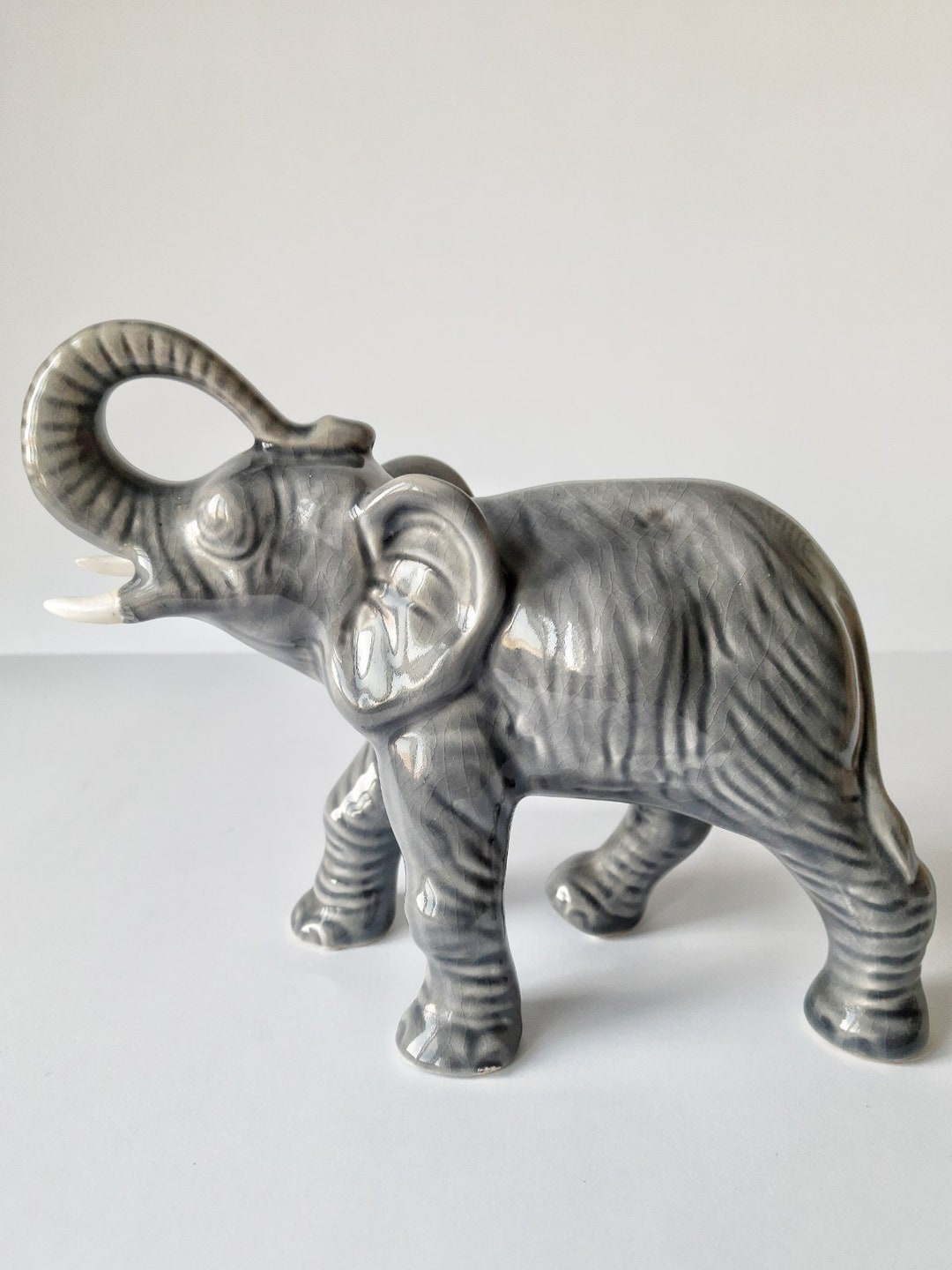 Porcelain Figurine Cluj Napoca Cervit Romania Elephant - Etsy