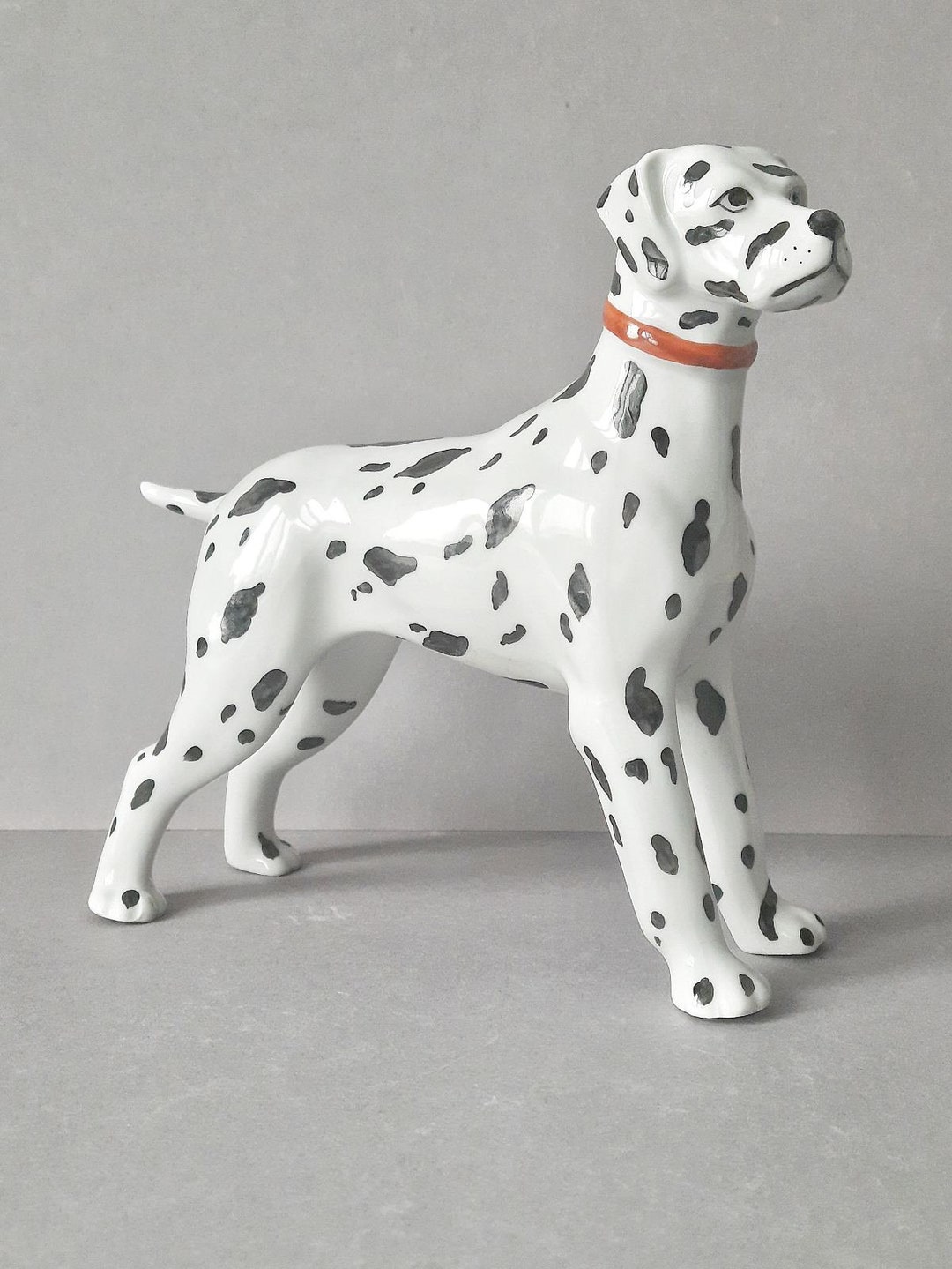 Porcelain Figurine Dog Dalmatian Korosten Ukraine - Etsy
