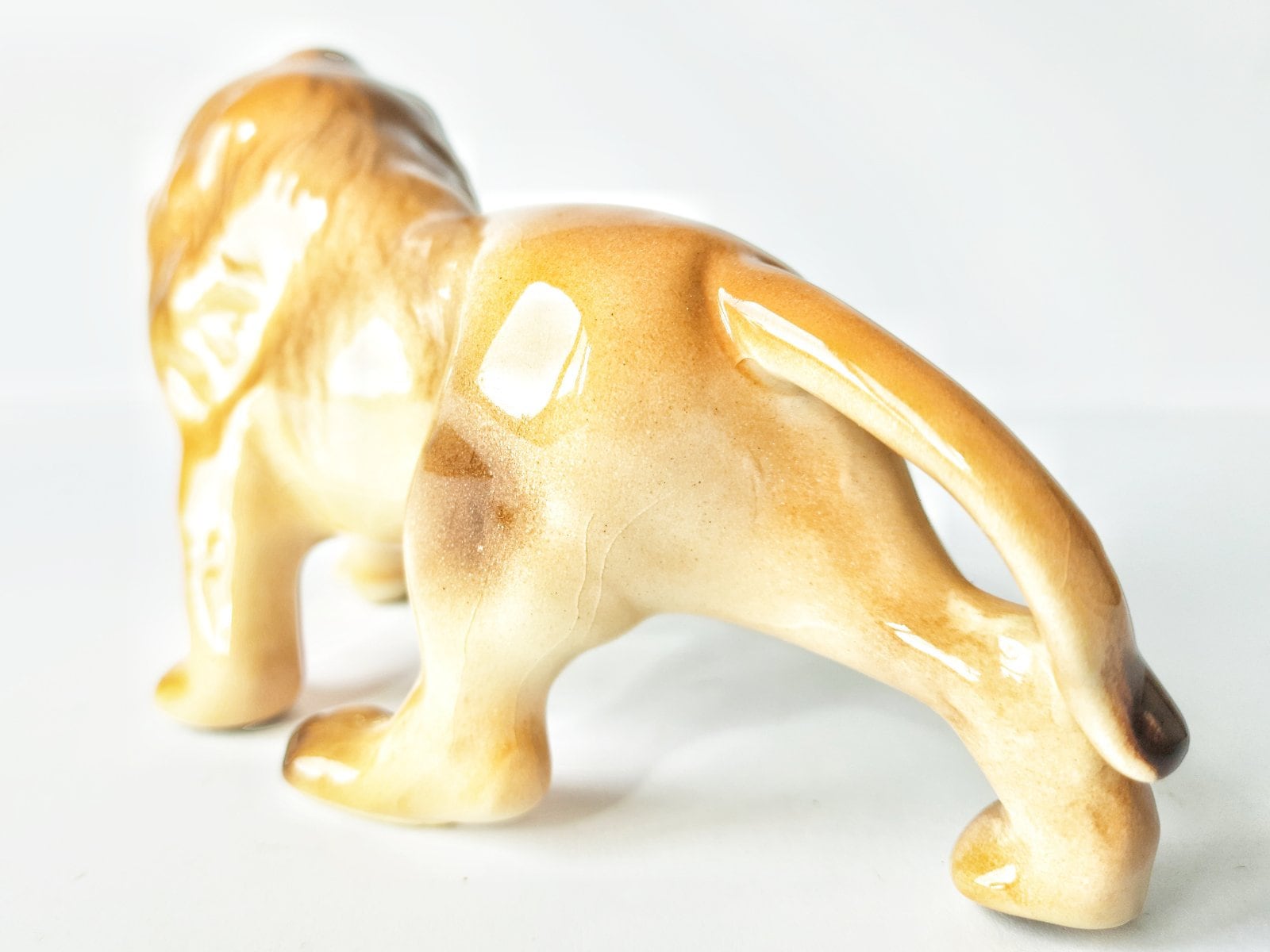 Porcelain Figurine Lion Cluj Napoca Cervit Romania - Etsy