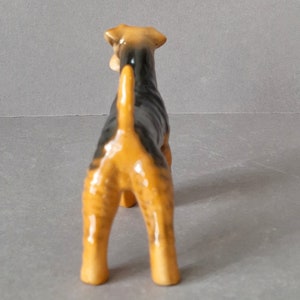 Porcelain Figurine Dog Airedale Terrier England Beswick - Etsy