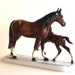 Porcelain Figurine Horse Hertwig Katzhutte Germany - Etsy