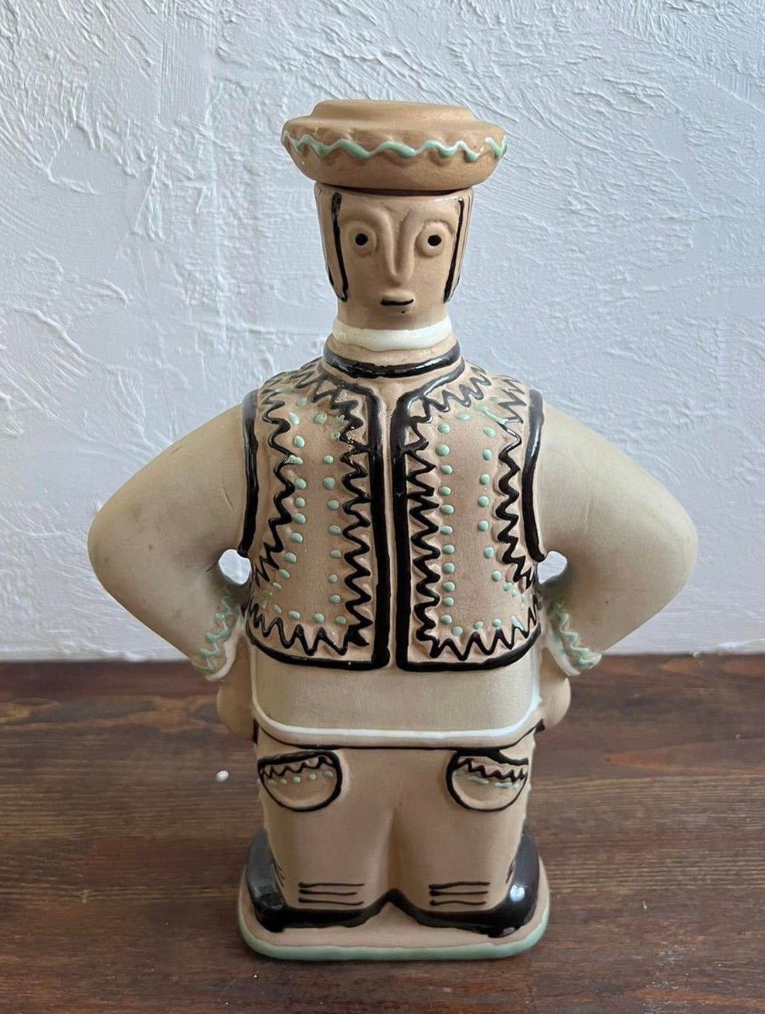 Ukrainian Ceramics Damask Bottle Majolica LKSF Lviv Ceramic and ...