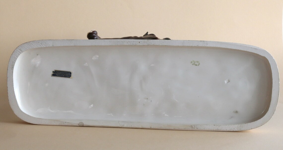 Porcelain Figurine Horse Hertwig Katzhutte Germany - Etsy