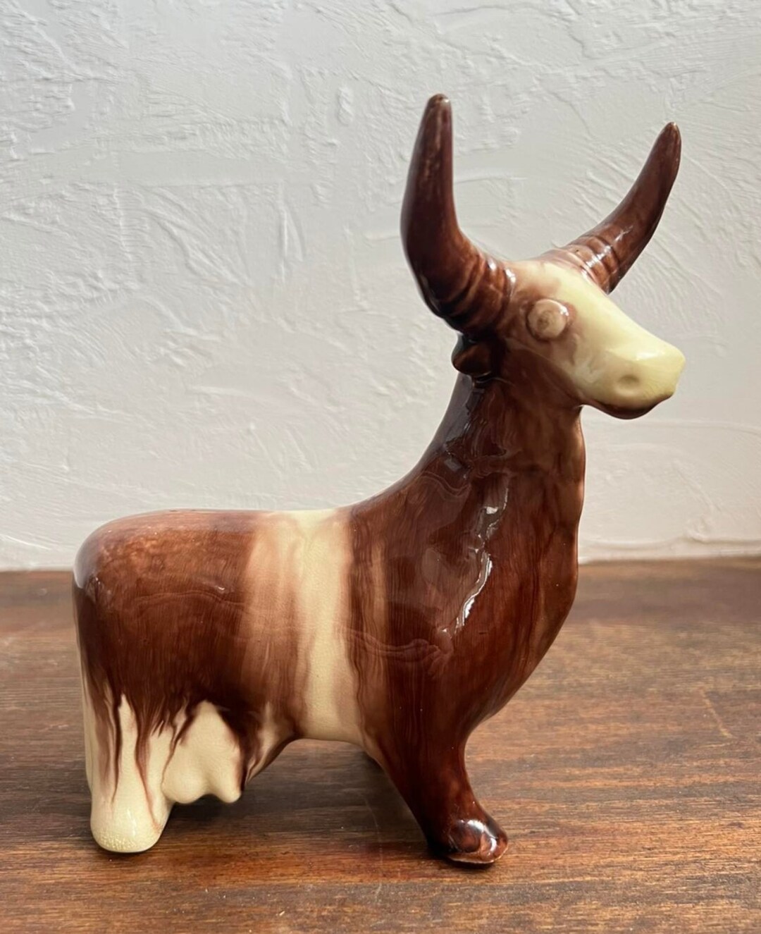 Ukrainian Art Figurine Sculpture Cow Ceramics Majolica LKSF Lviv ...