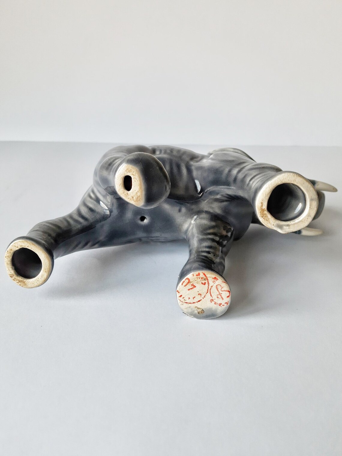 Porcelain Figurine Cluj Napoca Cervit Romania Elephant - Etsy