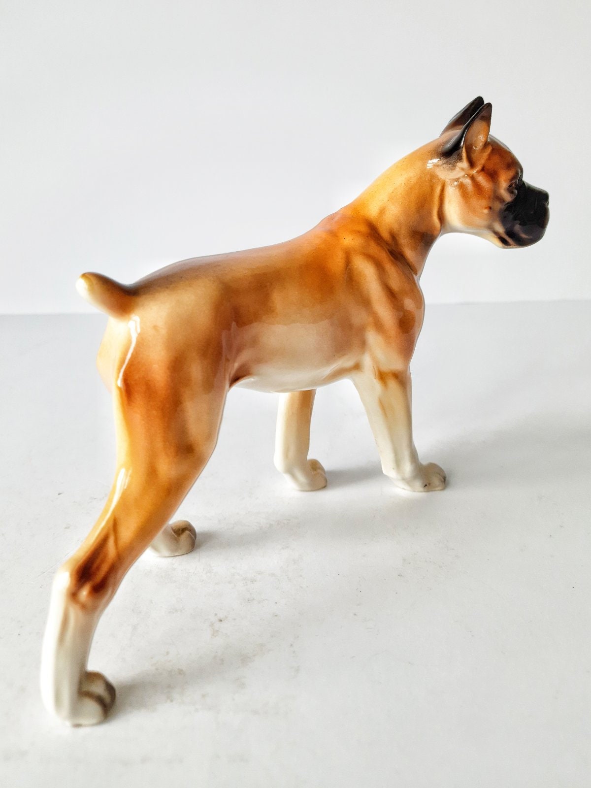 Porcelain Figurine Dog Boxer Porcelain Germany - Etsy