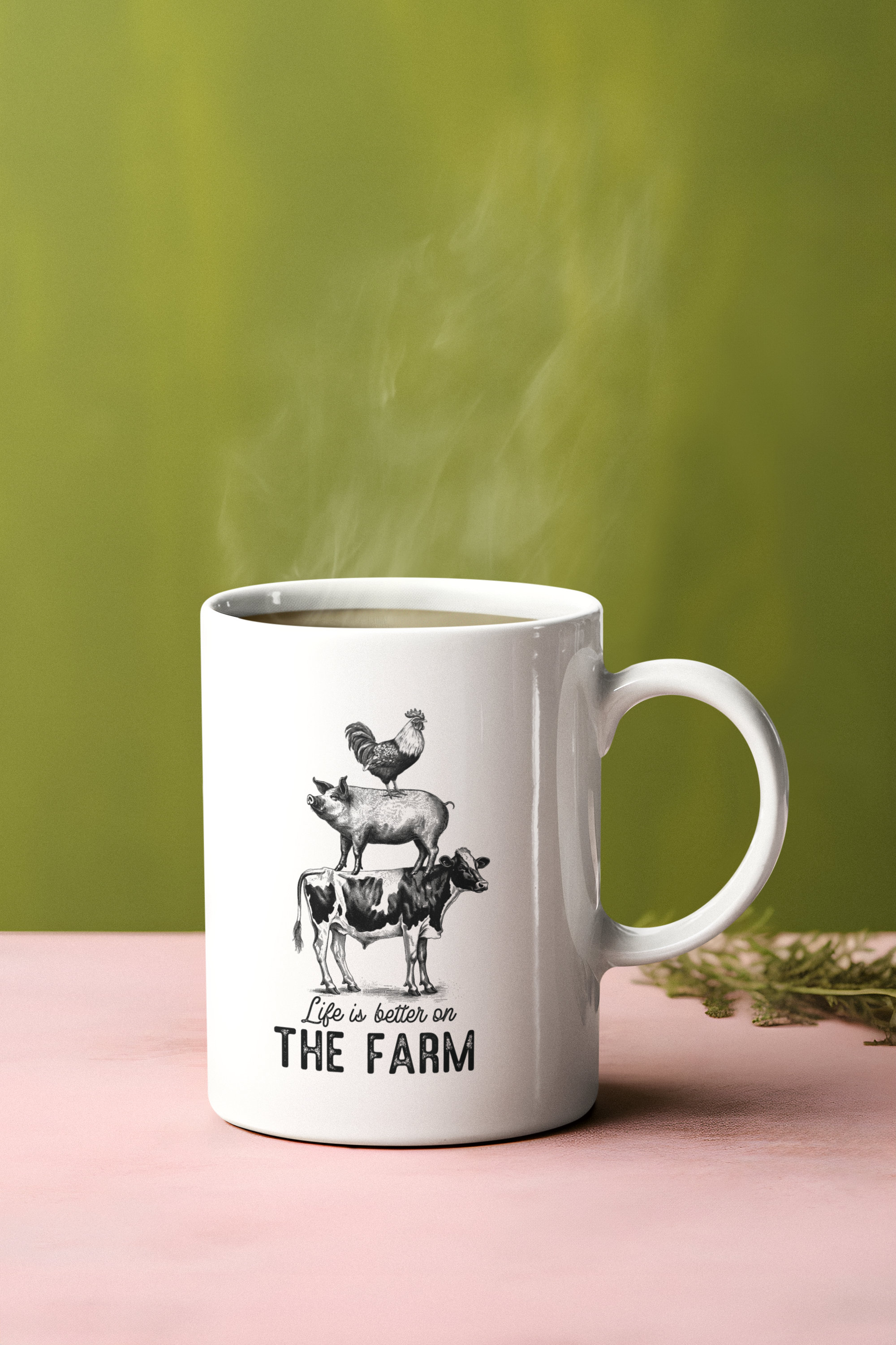 Farm Life Love Mug 11oz Funny Coffee Mug for Farmers and Gift for ...