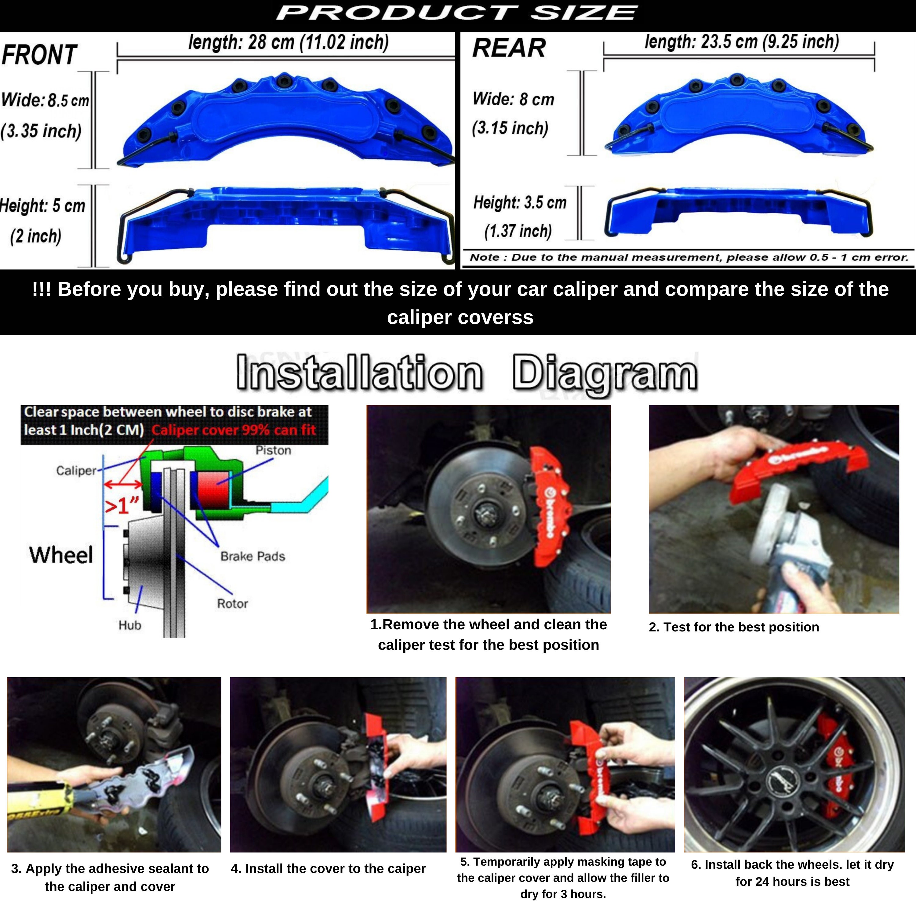 Lexus Caliper Cover Customized Design Brake Accessory Caliper Cover Kit ...