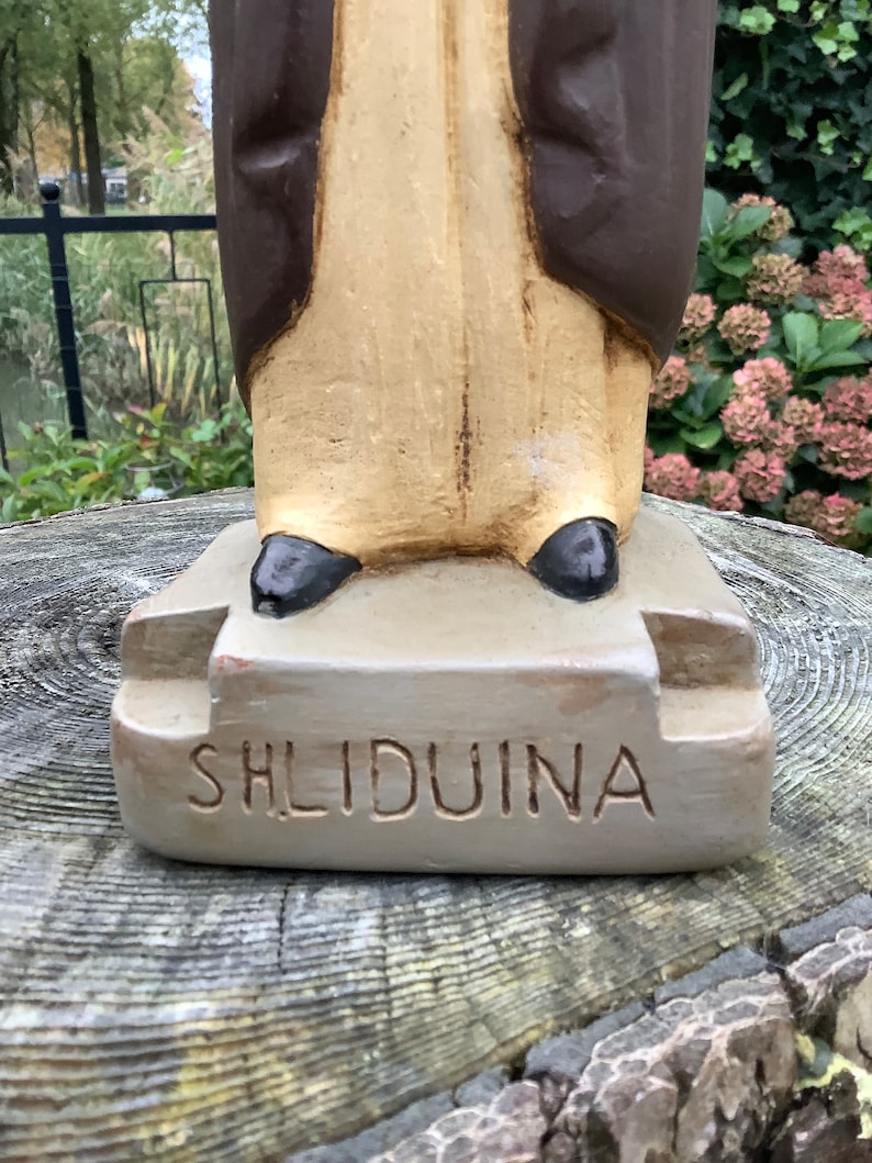 Zeldzaam Heiligenbeeld St Liduina, Lidwina V Schiedam - Etsy