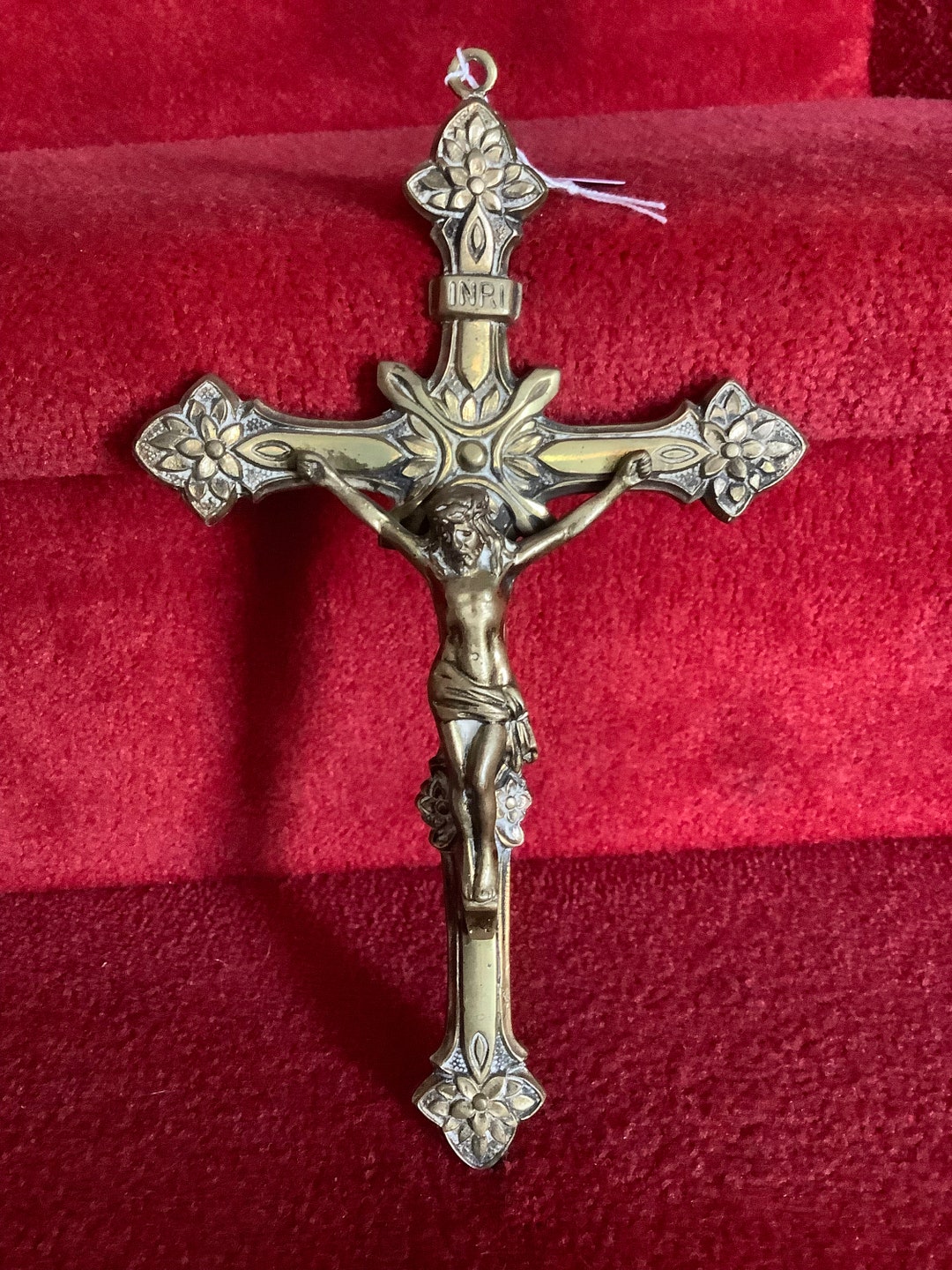 Religion Beautiful Antique French Copper Cross INRI - Etsy