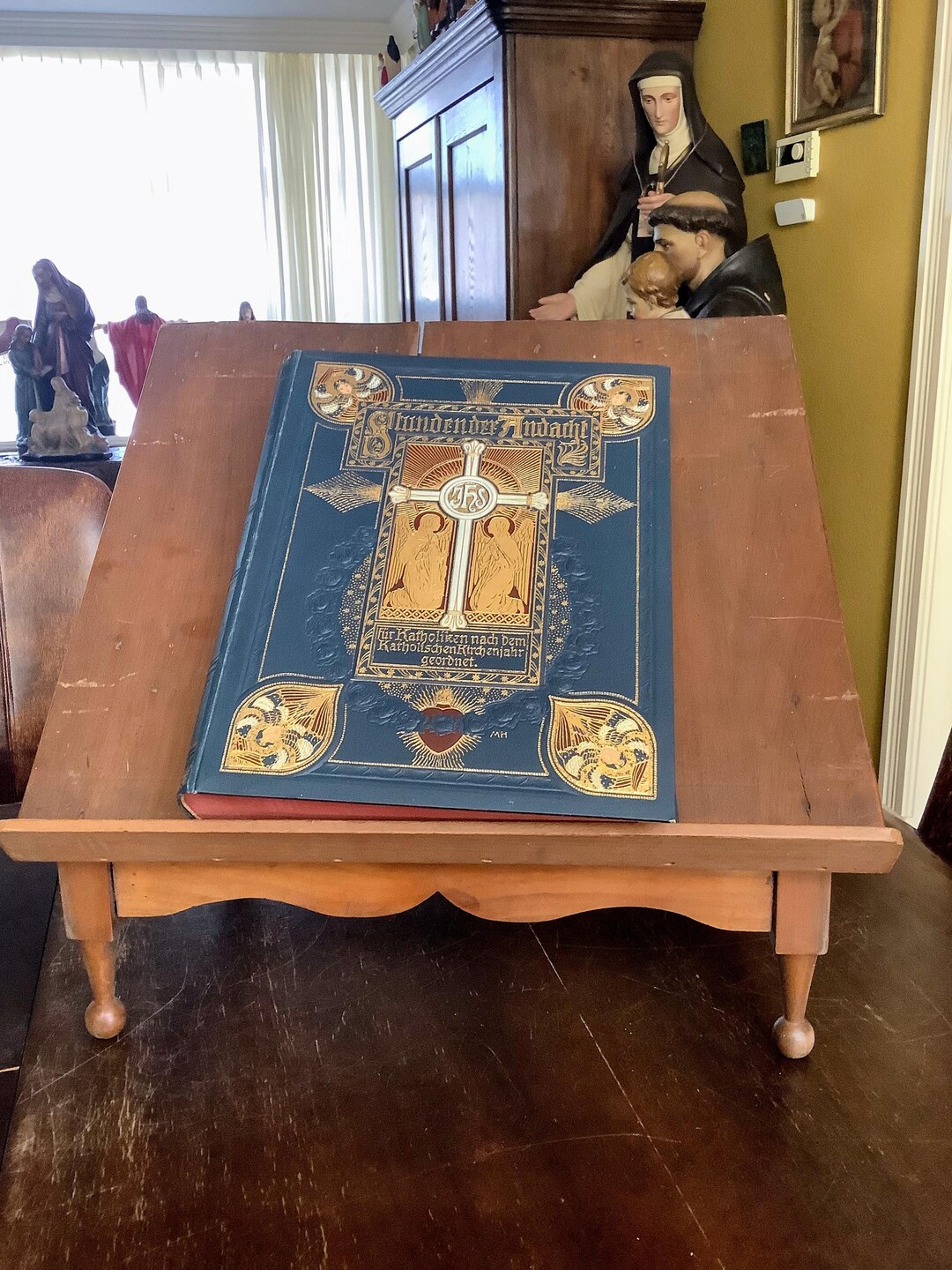 Religion Old Church Book Missal Including Bible Stand - Etsy UK