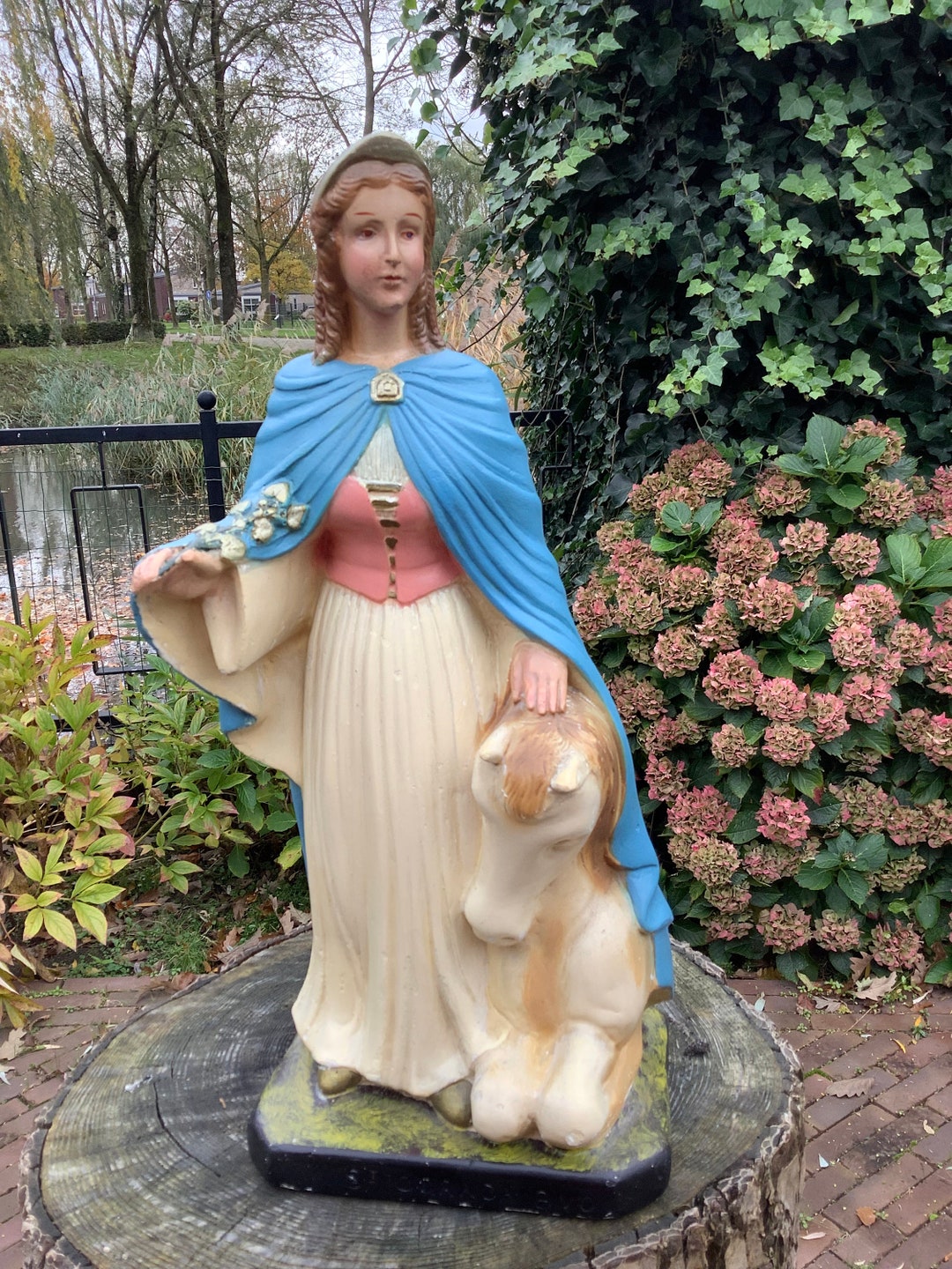 Rare Old Saint Statue of St Odrada V Balen - Etsy