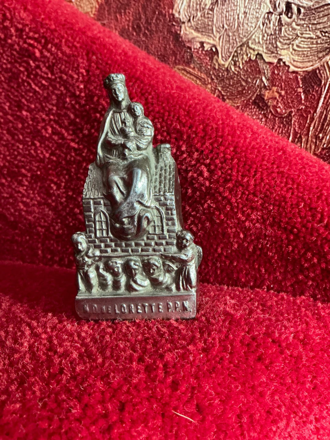 Rare French Saint Statue Notre Dame De Lorette - Etsy