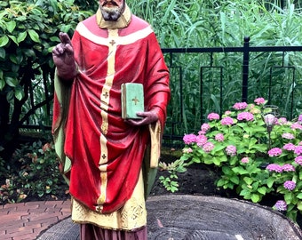 Statue of Saint Augustine - Etsy