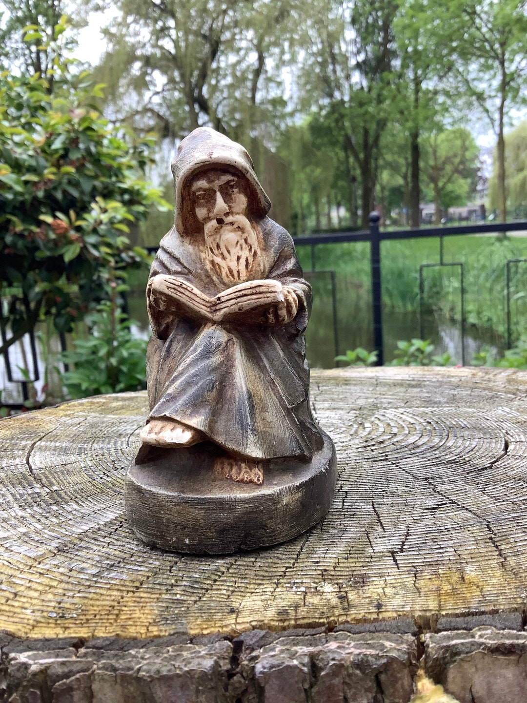 Nice Statue of Saint Reading Monk Reading Monk - Etsy