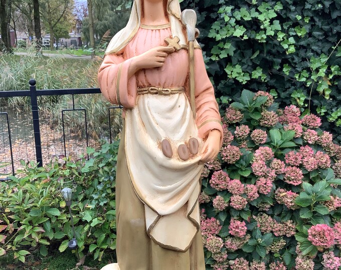 Rare French Saint Statue of St Genevieve Genoveva - Etsy