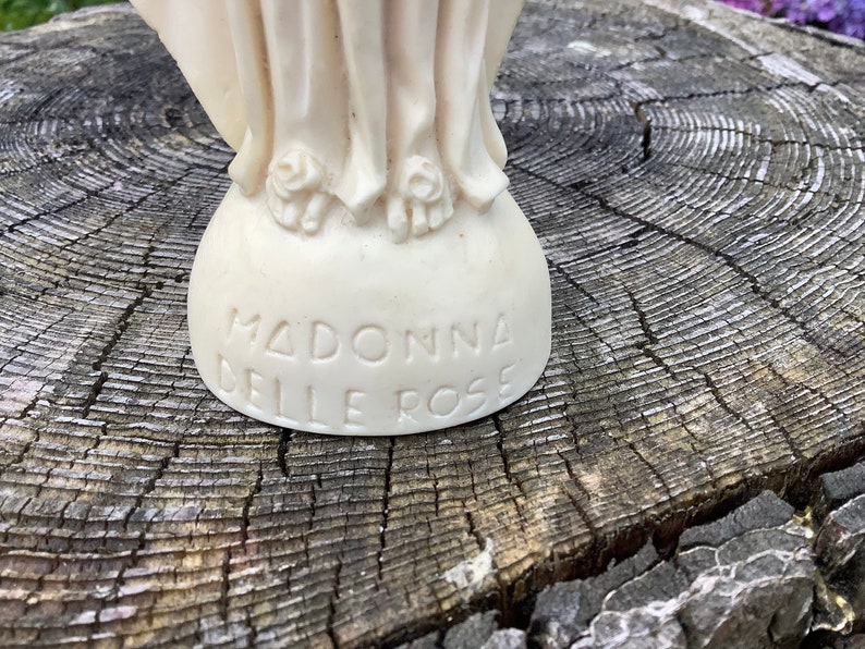 Beautiful Italian Statue of Mary Madonna Dell Rose - Etsy