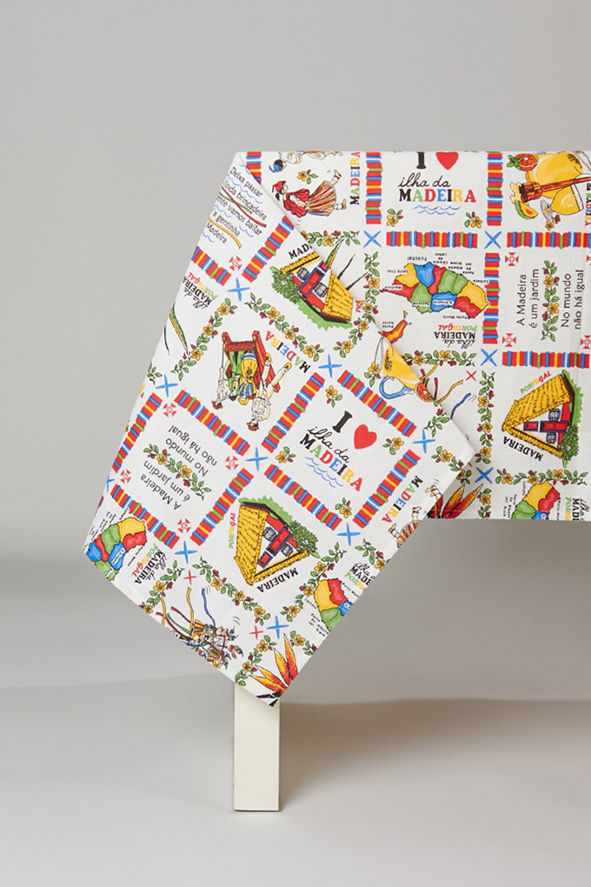 Madeira Island Cotton Tablecloth, Traditional Portuguese Design - Etsy